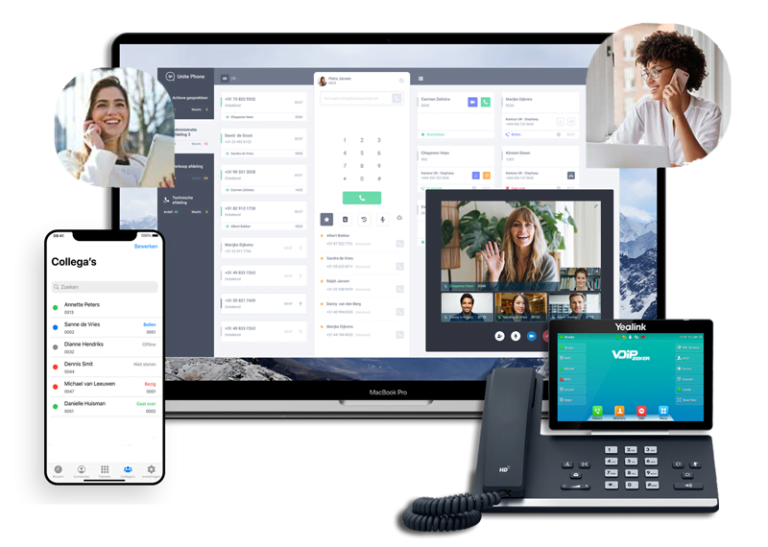 Unite Phone | Zakelijk bellen via desktop, videobellen en vergaderen